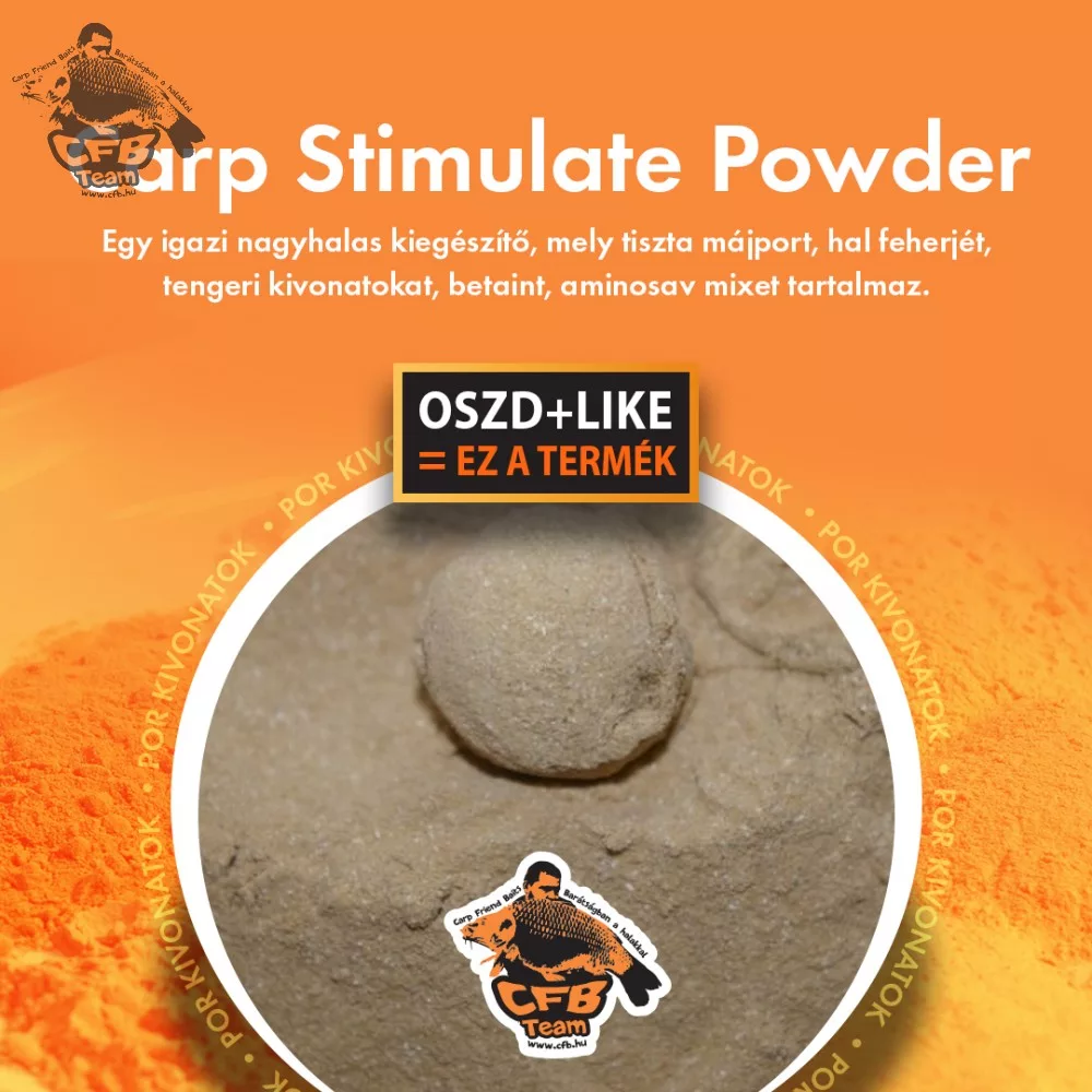 Carp Stimulate Powder 200g - Carp Friend Baits - Barátságban